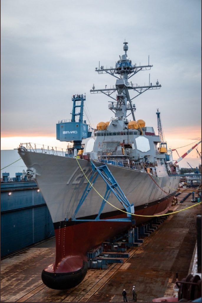 La Marina de Estados Unidos acepta la entrega del futuro USS Carl Levin ...